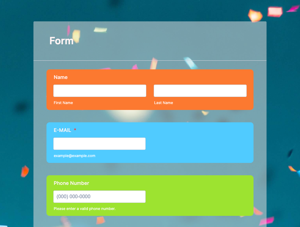 Form Themes Made Easy - Themes For Forms | JotForm